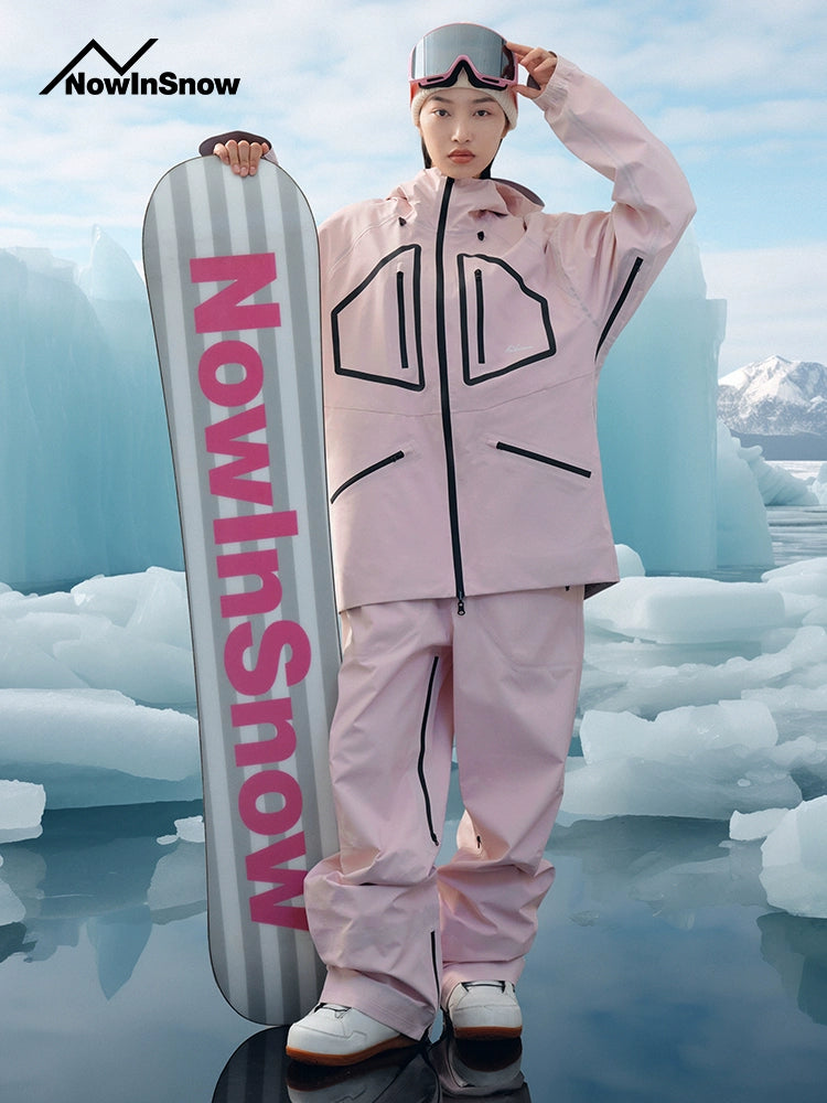 NowInSnow 3L Snow Jacket: Reversible, Waterproof, Ultimate Winter Style ...